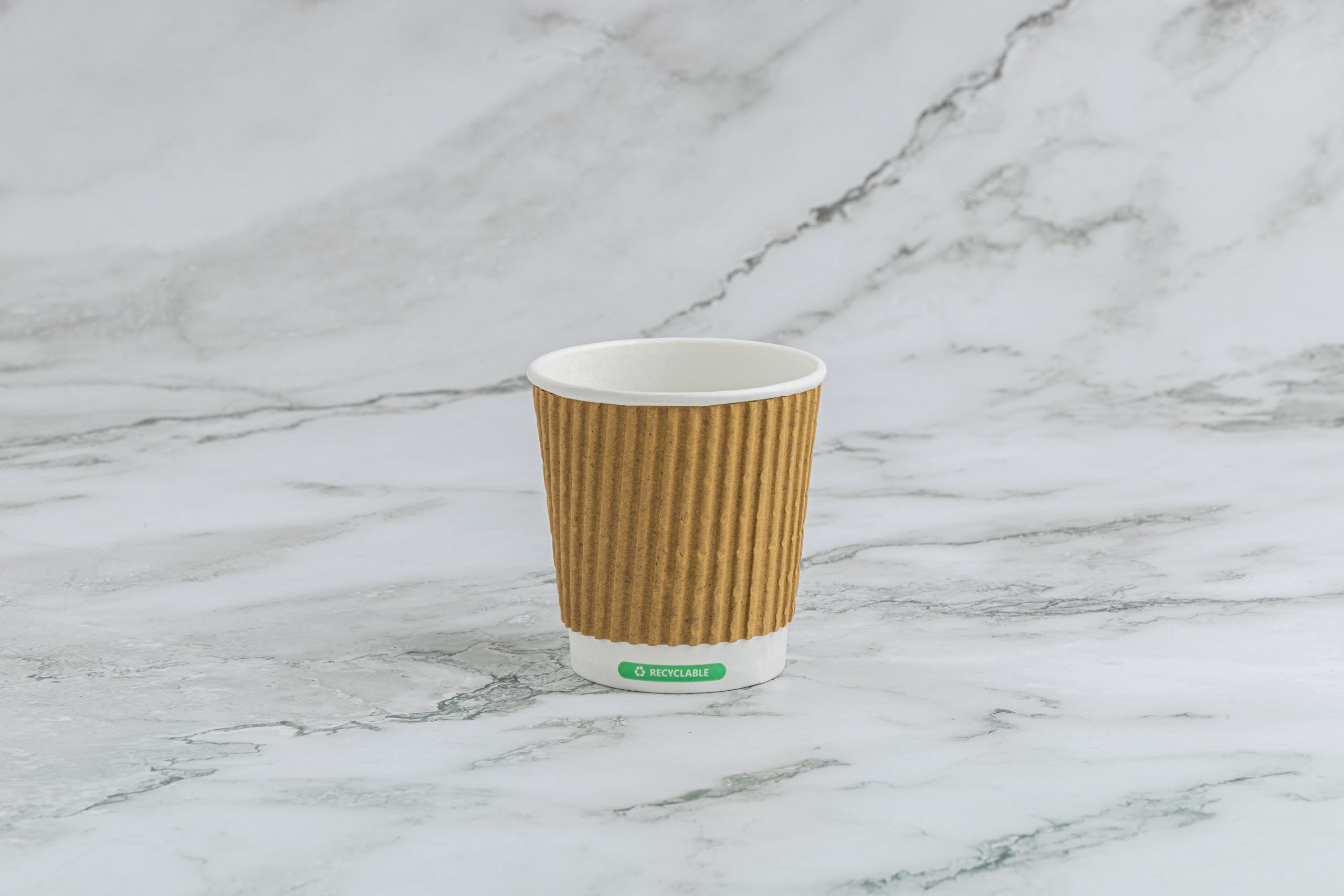 4oz Bio Cup - Ripple Wall - Greenplanet Catering Products